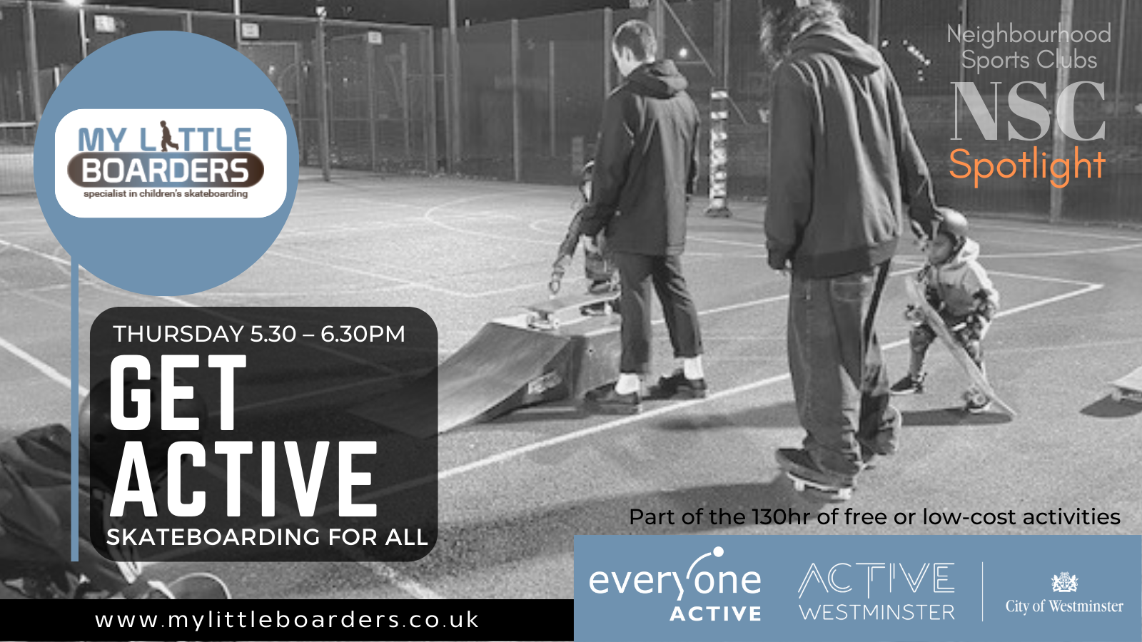 NSC Spotlight for February - My Little Boarders - ActiveWestminster