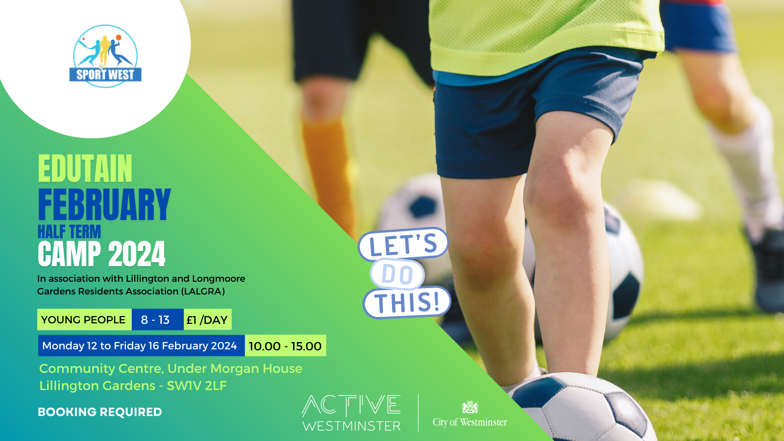 Multi-sport program Edutain is back for this February half-term holiday ...