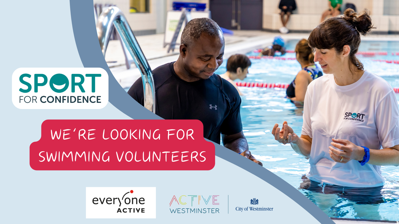 Sport for Confidence are Looking for Swimming Volunteers! - ActiveWestminster