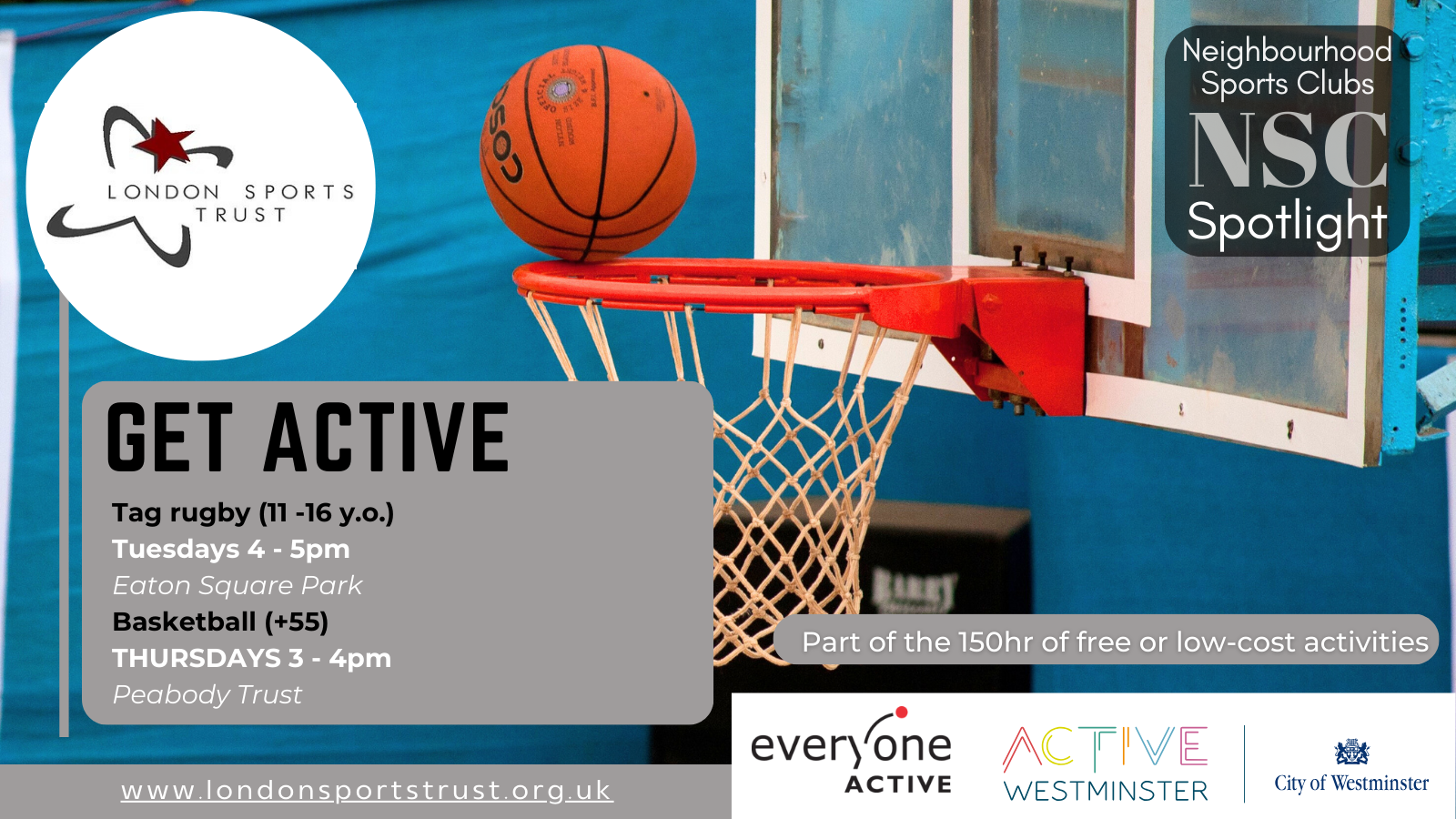 NSC Spotlight For May-London Sports Trust - ActiveWestminster