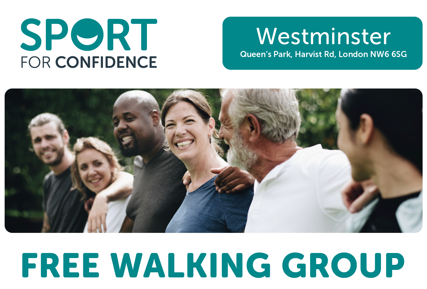 Sport for Confidence in Westminster - Free Walking Group on selected Tuesdays - ActiveWestminster