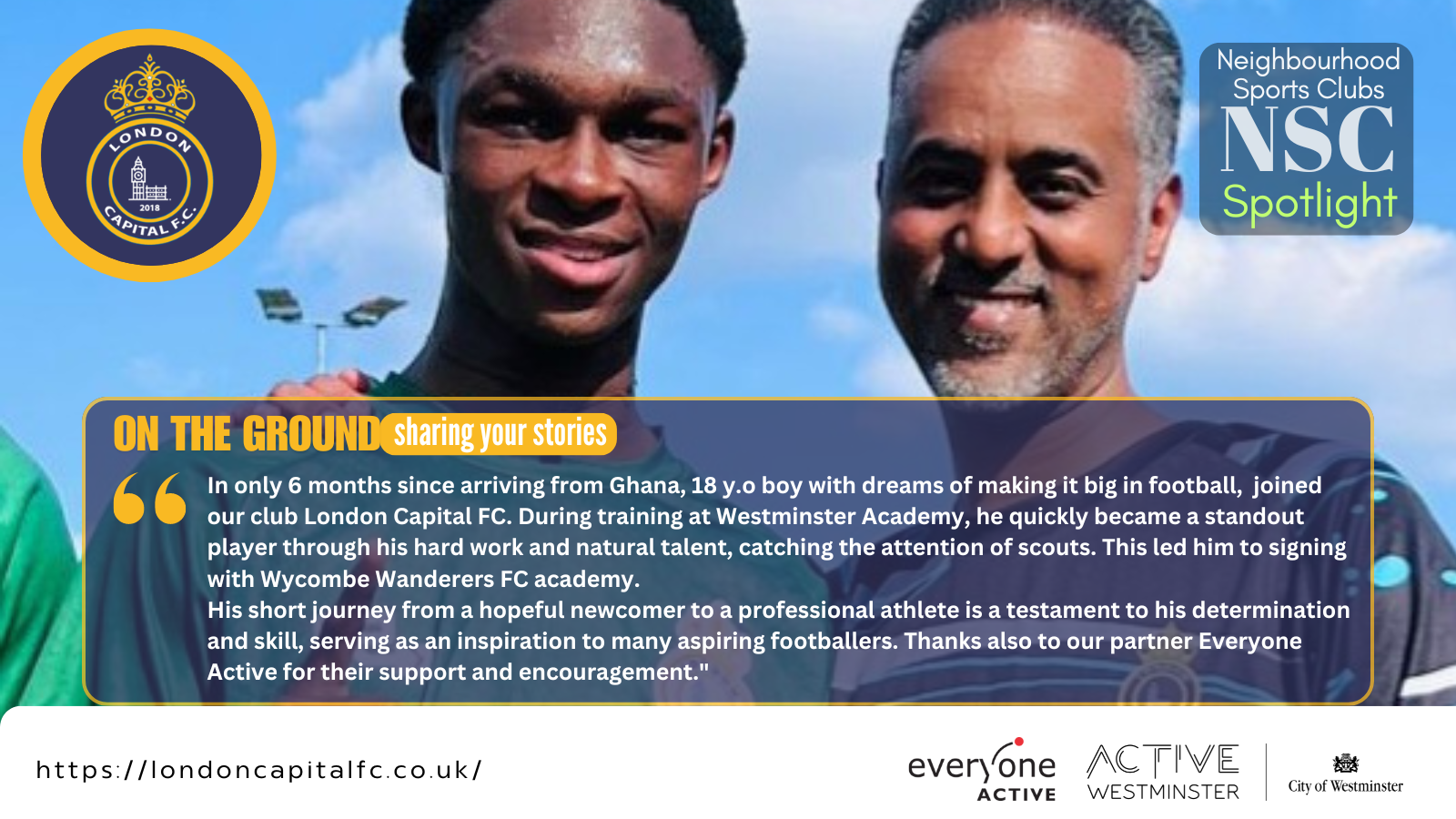 On The Ground - Sharing Your Stories: August's NSC Spotlight Feature ...