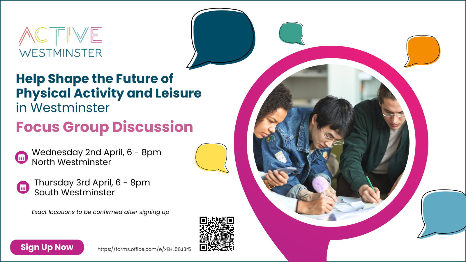 Help Shape the Future of Physical Activity and Leisure in Westminster - ActiveWestminster